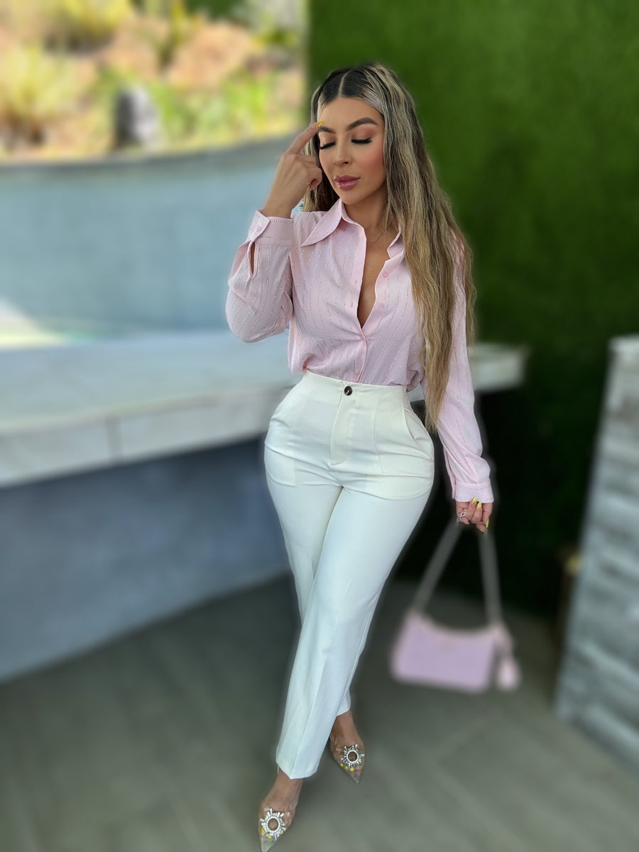 Casey Pants (White ) – CALIBABE OFFICIAL