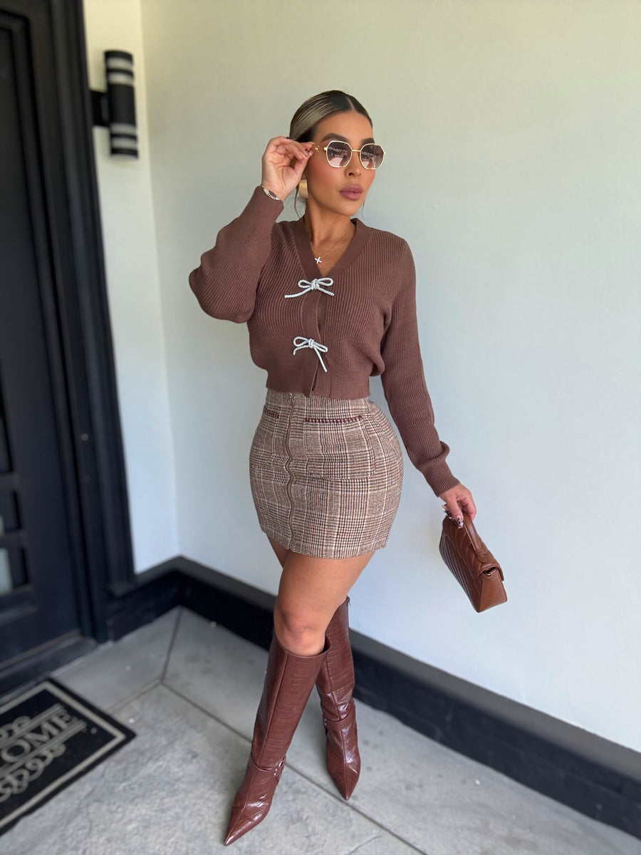 Cataleya Sweater (Brown) – CALIBABE OFFICIAL