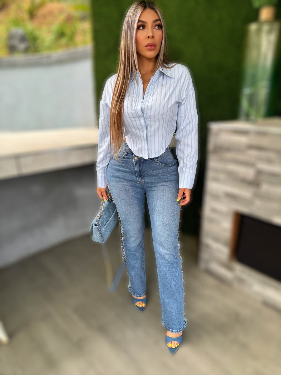 Maureen Top (Blue) – CALIBABE OFFICIAL