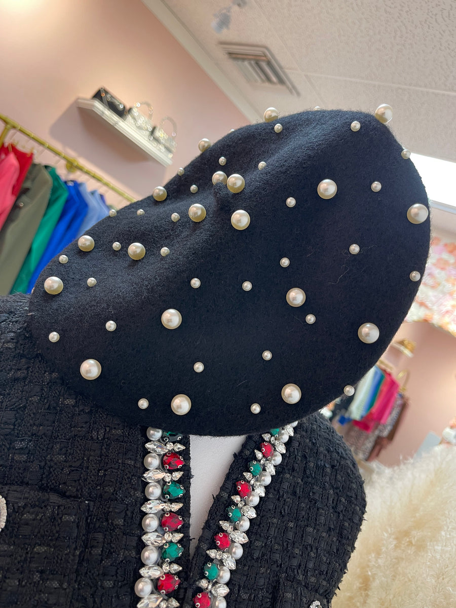 Fancy Beret (Black) – CALIBABE OFFICIAL